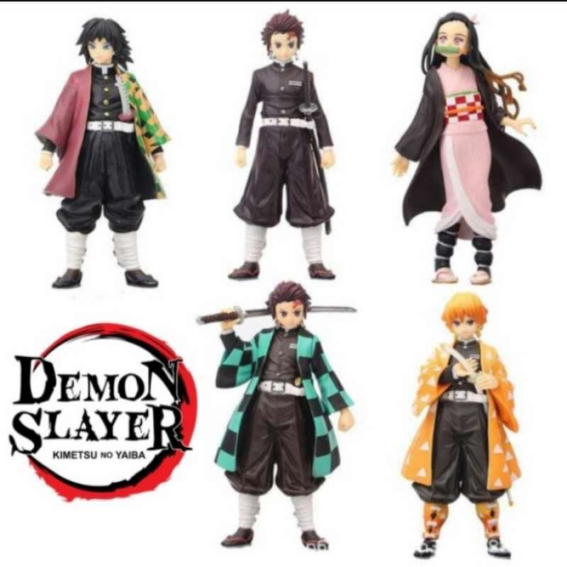 Promo Demon Slayer Kimetsu no yaiba tanjiro Zenitsu Nezuko Giyuu Figure ...