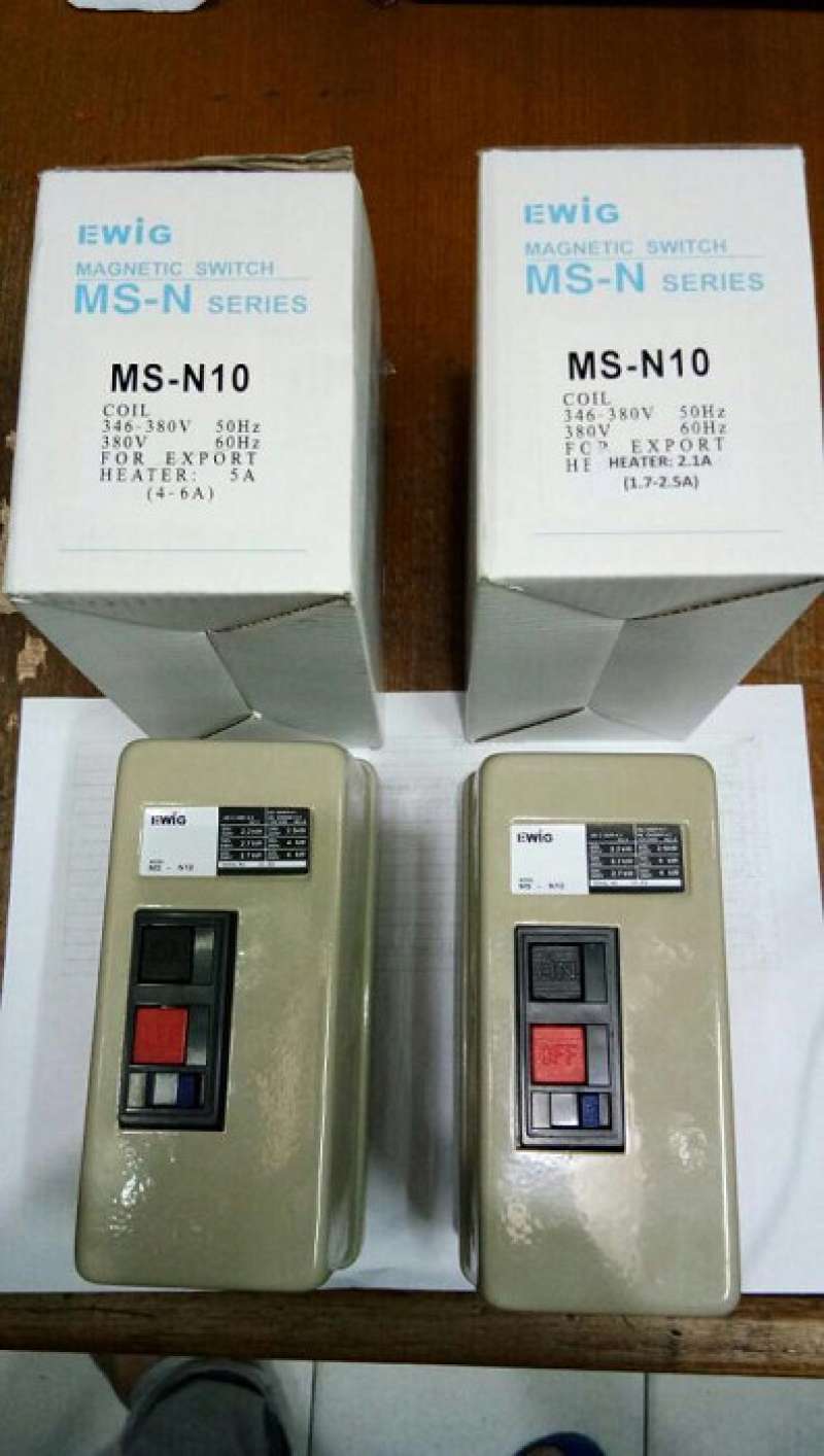 Promo Magnetic Switch / DOL Starter / DOL Motor Starter MS-N10 220V ...