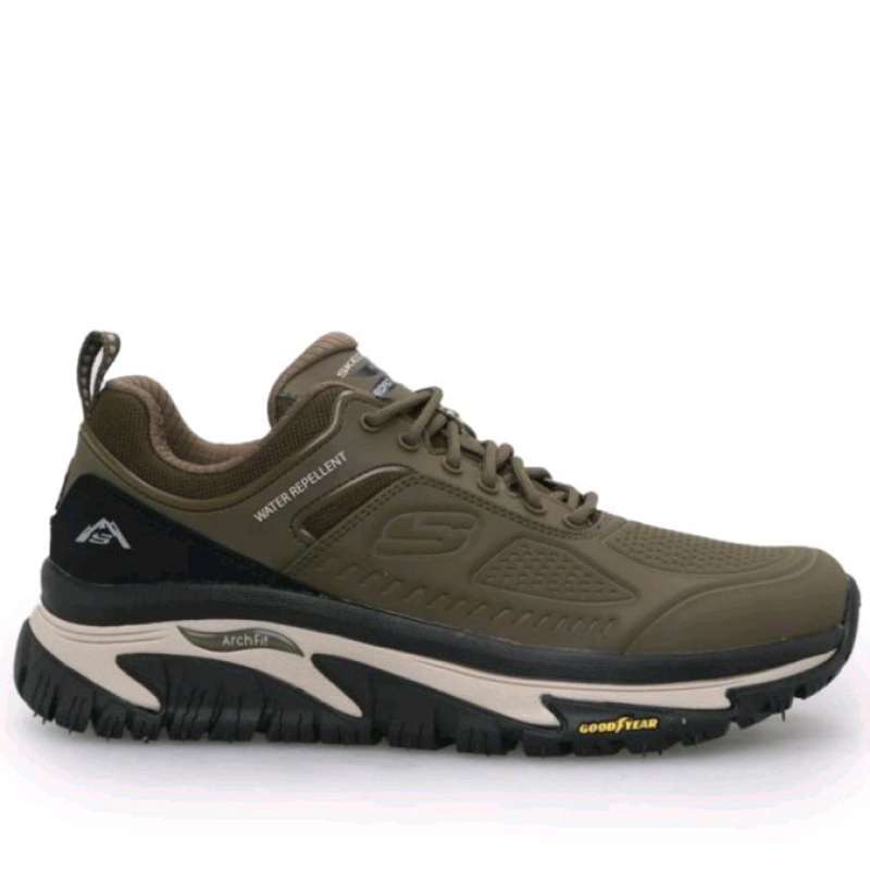 Jual Sepatu Sneakers Pria Skechers arch Fit Road Olive Original Di ...