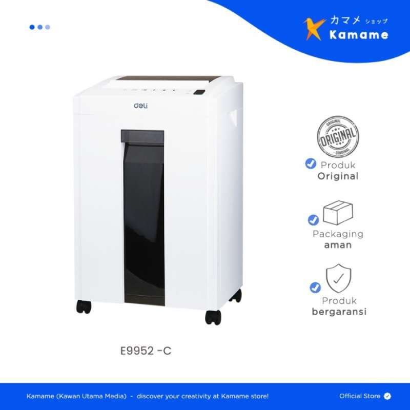 Promo Deli 9952 Paper Shredder/Mesin Penghancur Kertas 23L Kapasitas ...