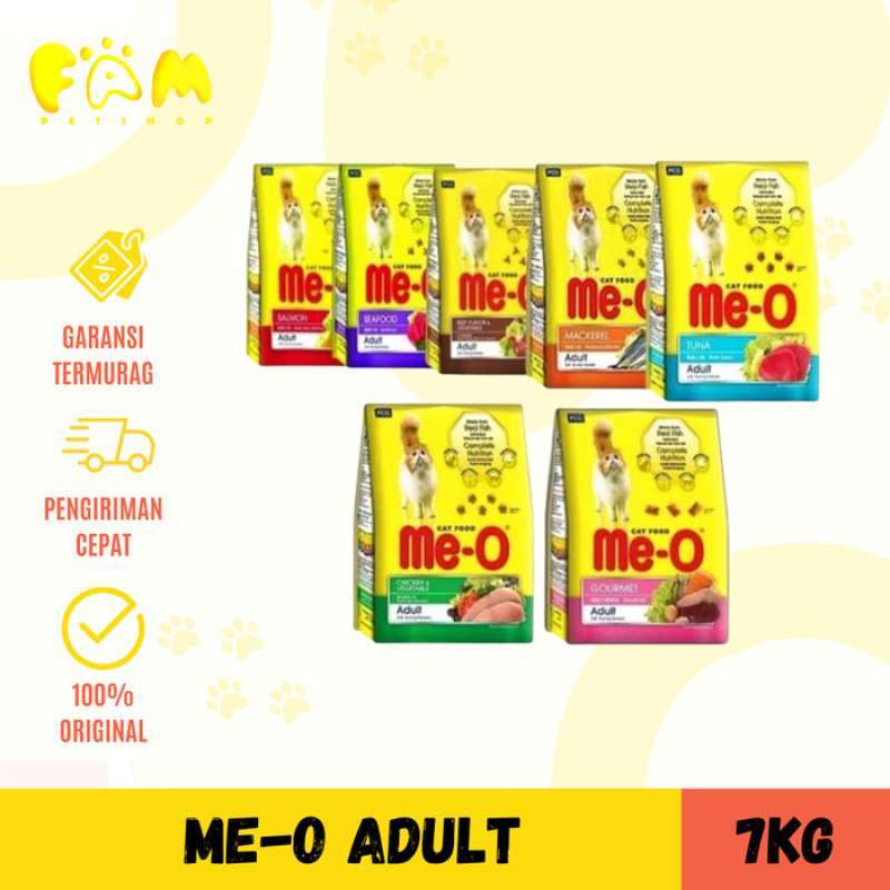Promo Meo Me-O Adult Tuna/Salmon/Chicken 7kg 7 kg via grab/gosend ...