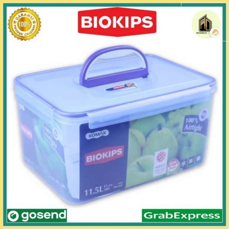 Promo Komax Biokips Tempat Makan Dengan Handle 11.5 Ltr / Boz Makanan ...
