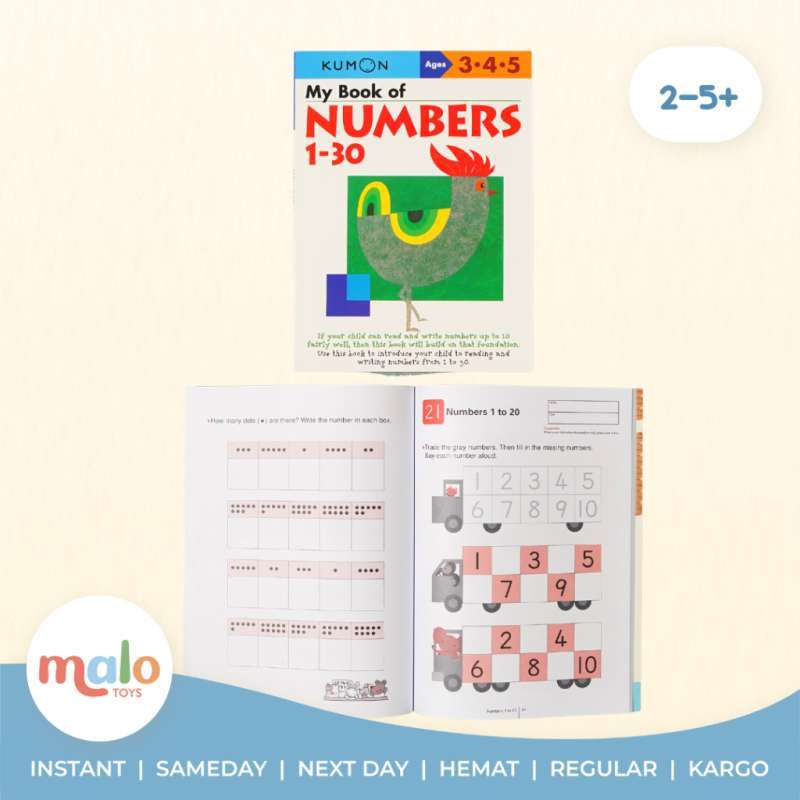 Jual Malotoys - Kumon [ecer] My First Book Buku Of 234 345 Tracing ...