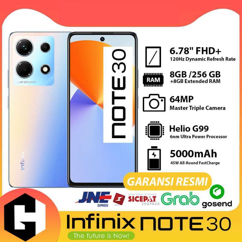 Jual Infinix Note 30 8/256 GB Garansi Resmi di Seller GH Shop Jakarta ...