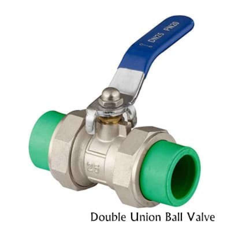 Promo Double Union Ball Valve 1/2 Inch X 20Mm Fitting Ppr Pipa Ppr ...