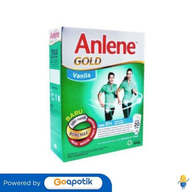 Jual Anlene Gold Rasa Vanila Usia 51 Tahun Ke Atas 600 Gram Box Di ...
