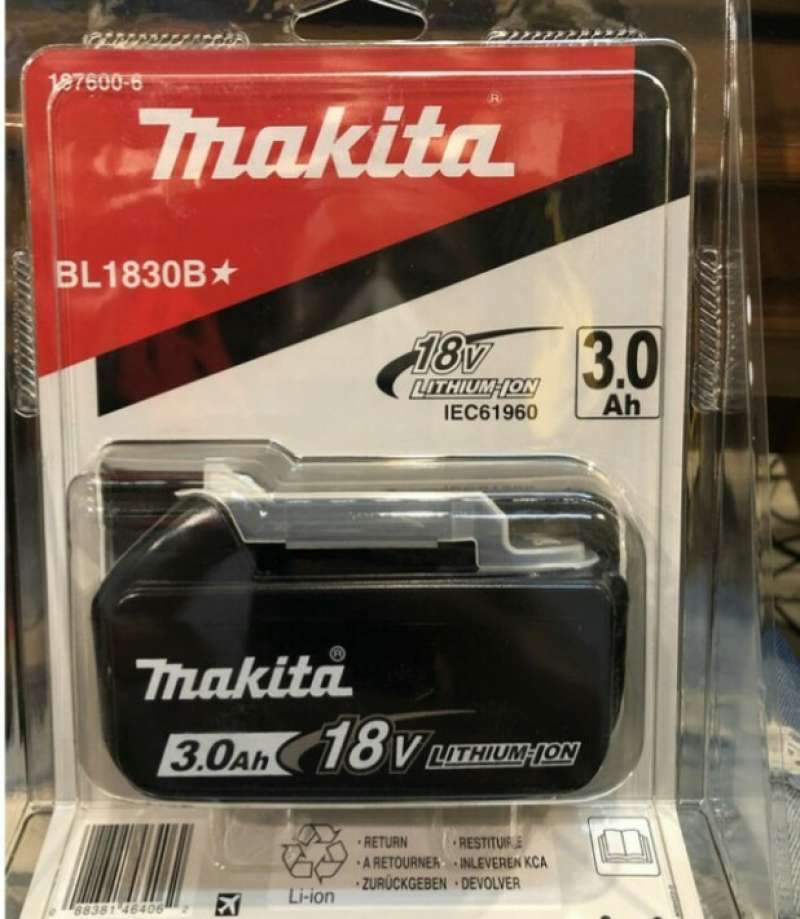 Promo Baterai 18V 3,0Ah Makita BL1830B Diskon 33% di Seller HL store - Tugu Selatan, Kota ...
