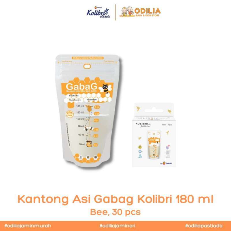 Jual Kantong Asi Gabag Kolibri 180ml Bee Di Seller Odilia Baby Shop ...