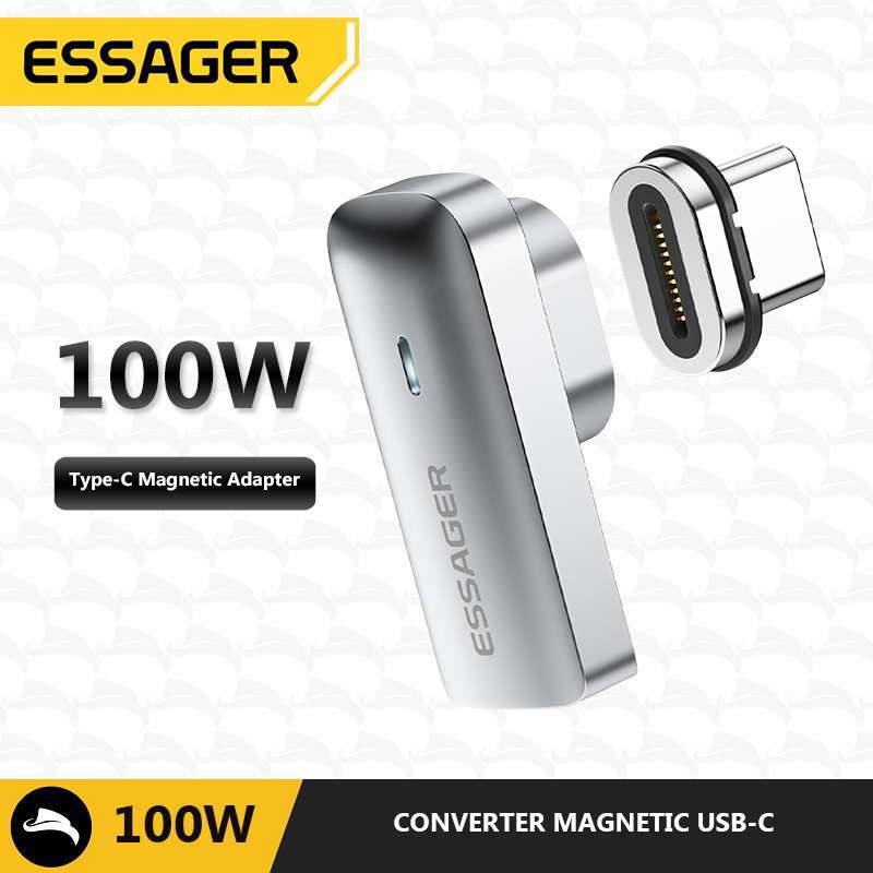 Jual Essager Converter Elbow Magnetic Adapter Type-c Usb 3.2 MacBook Pro Di Seller Koboitech ...