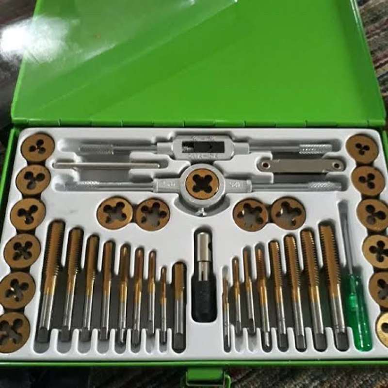 Promo TAP Set dan Snei Set 40 pcs TEKIRO Alat Hand Tap Drat Snai Drat 3 ...
