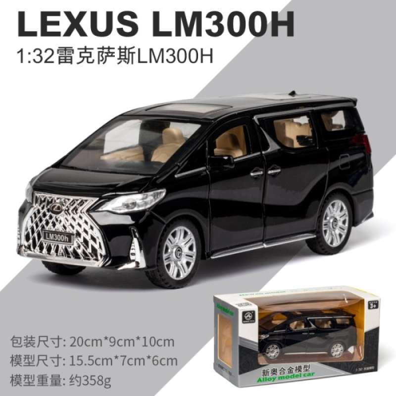Promo Diecast newao 1/32 1:32 mobil Lexus LM300H mirip Alphard mainan ...