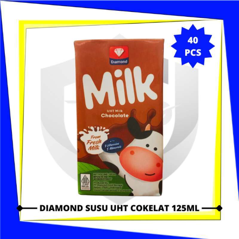 Jual DIAMOND Susu UHT Cokelat 125ml x 40 pcs (1 Karton) di Seller Toko Susu dan Popok ...
