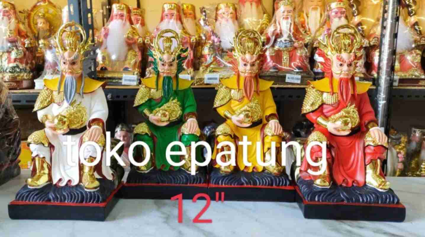 Promo patung dewa raja naga/ hai ling ong / hai ling wang fiber 12 inch ...