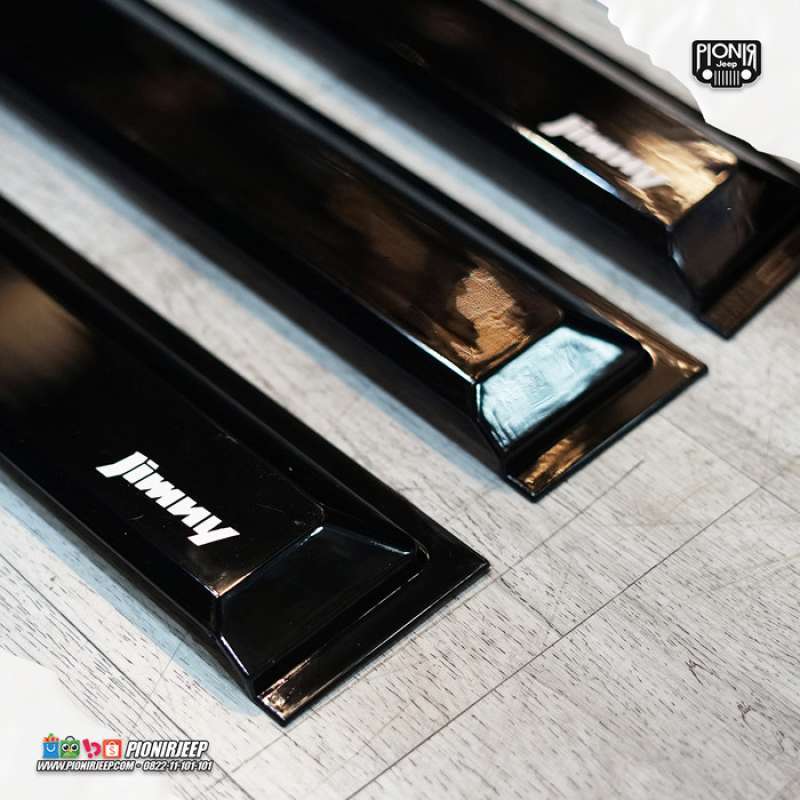 Jual Talang Air Mobil New Jimny Jb74 2017+ Rain Guard Deflector Logo ...
