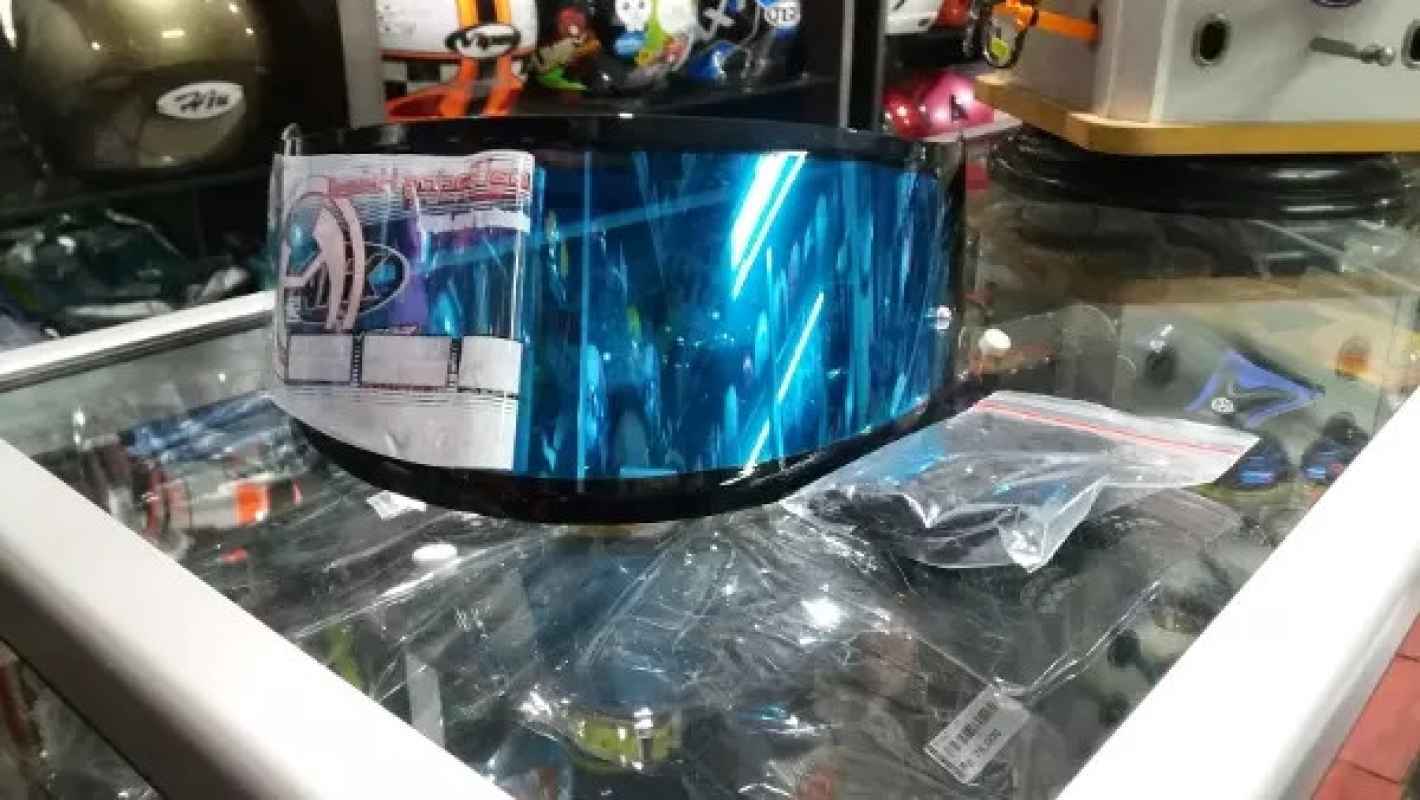 Promo Kaca Visor Nhk Terminator Flat Iridium Blue Pnp Vendetta2 Agv K3 ...