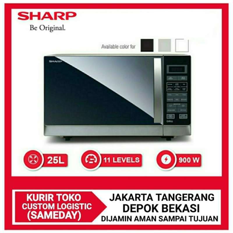 Promo microwave sharp R-728(K)IN [hitam dan putih] - Hitam, NO BUBBLE ...