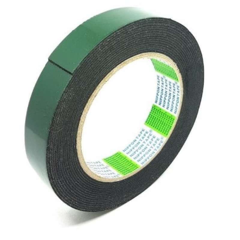 Jual Nippon Double Tape Foam 1 Inch x 5m Double tape hijau busa 3M di ...