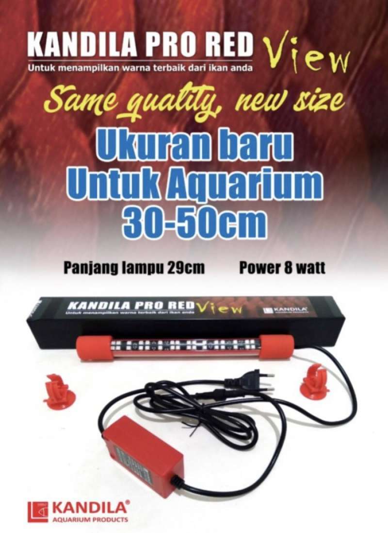 Promo Kandila Pro Red View 400 Lampu Led Arowana Lampu Aquarium Diskon 23% di Seller Sumber ...