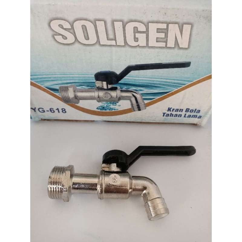 Jual Kran Air Besi Kran Tembok Besi Soligen Anti Karat di Seller Raja ...