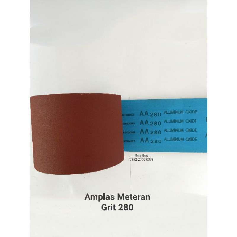 Jual Amplas Meteran GRIT 280 Kain Amplas Anti air Amplas Besi Harga PER ...
