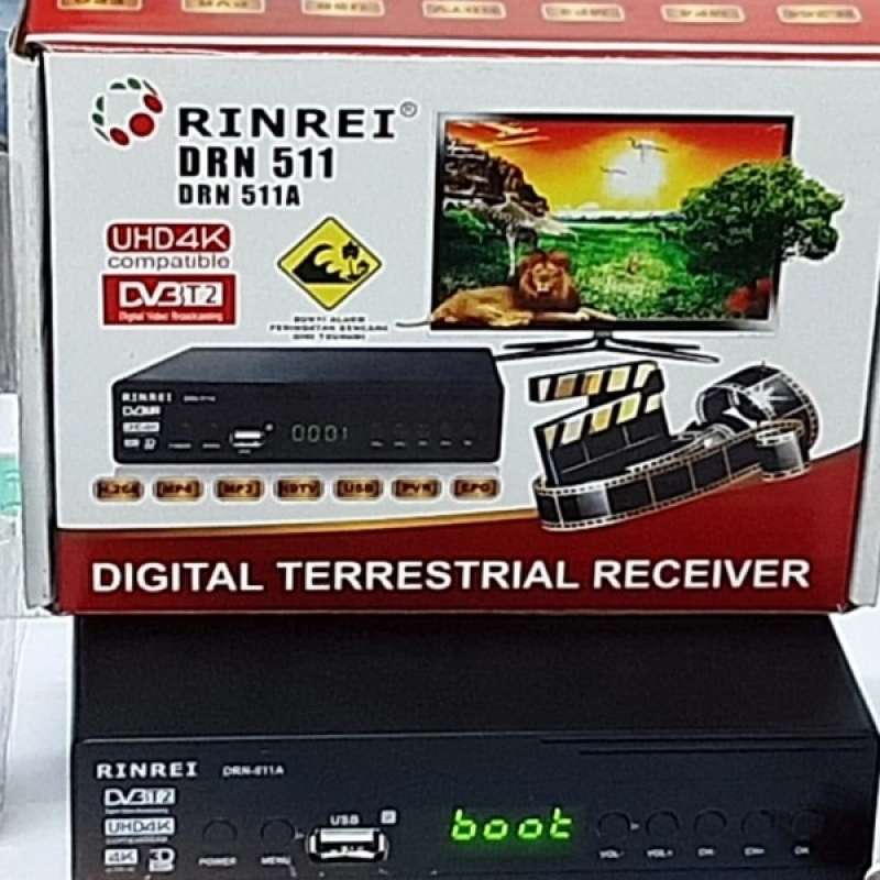 Promo DVB T2 Digital Receiver / SET TOP BOX RINREI DRN-511A Diskon 23% di Seller 17 Store ...
