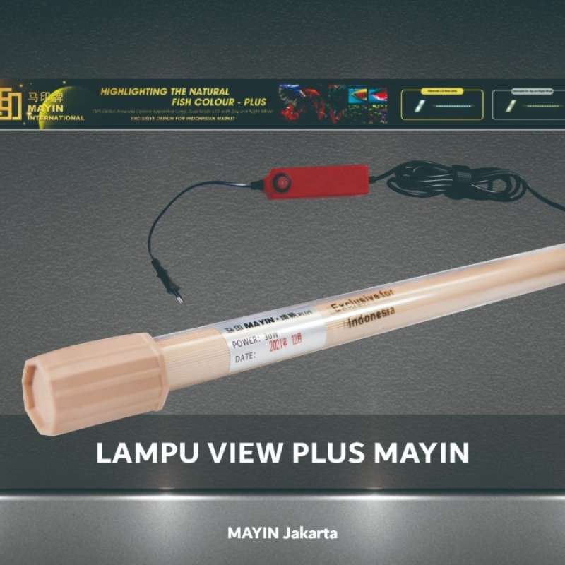 Promo Mayin View Plus - 172Cm - Super Red - Aquarium Submersible Diskon ...