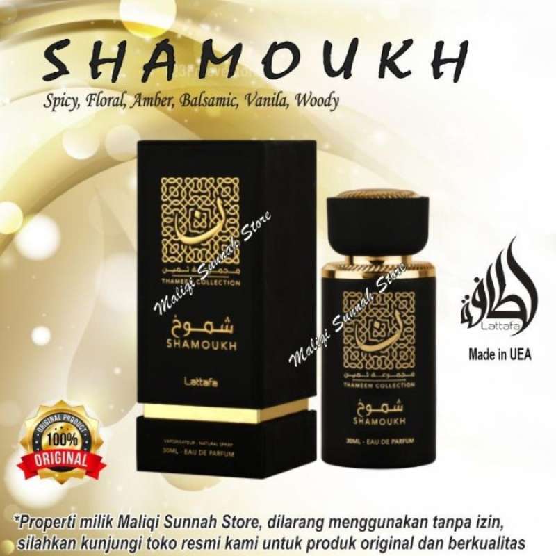 Jual Shamoukh 30ml By Lattafa Eau De Parfum Original Di Seller Bento Store - Meruya Selatan ...