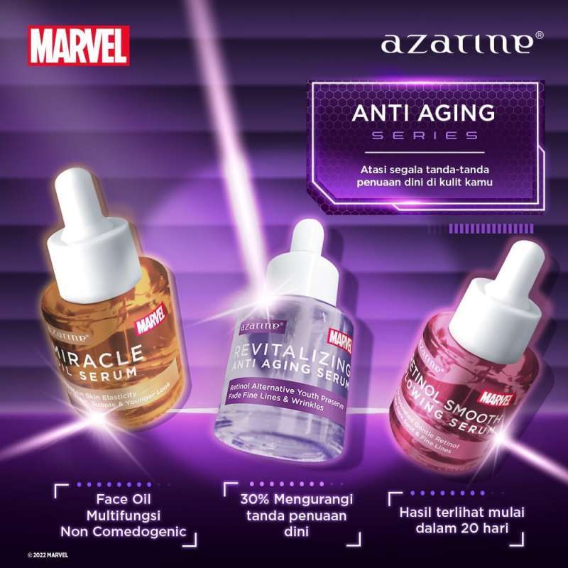 Jual Azarine Marvel (ant Man) Aha-bha-pha Peeling Serum 20ml Di Seller ...
