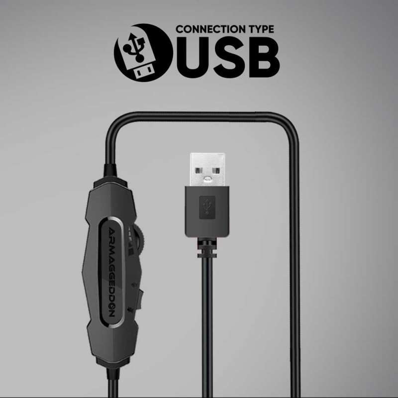 Promo Headset Gaming Armaggeddon Nuke 5 Surrond Sound 7.1 Headphone ...