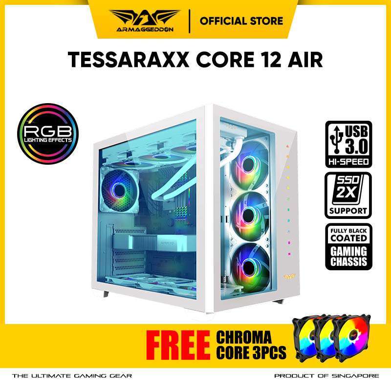 Promo Casing Gaming Armaggeddon Tessaraxx Core 12 Air E-ATX PC Case ...