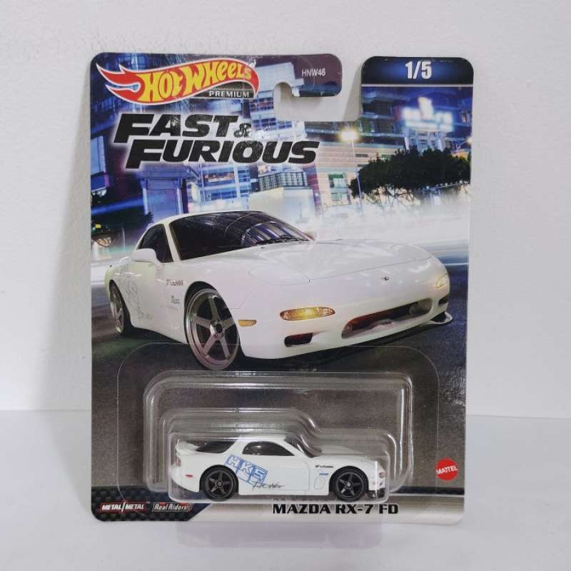 Promo Hot Wheels Mazda Rx7 Fd Fast & Furious Premium Putih Diskon 23% ...