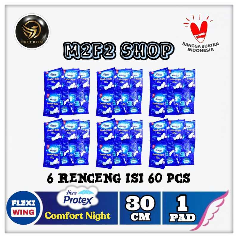 Promo Hers Protex Comfort NIght Flexi Wing Pembalut Malam Isi 1 Pad ...