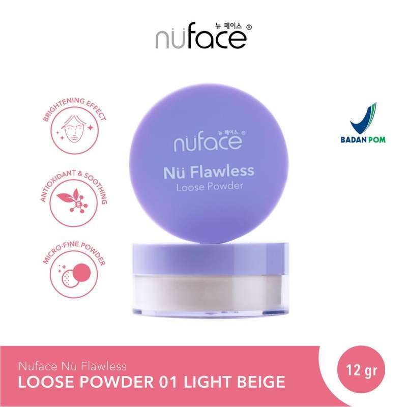 Jual NUFACE NU FLAWLESS LOOSE POWDER 12 GR - 02 MEDIUM BEIGE di Seller ...