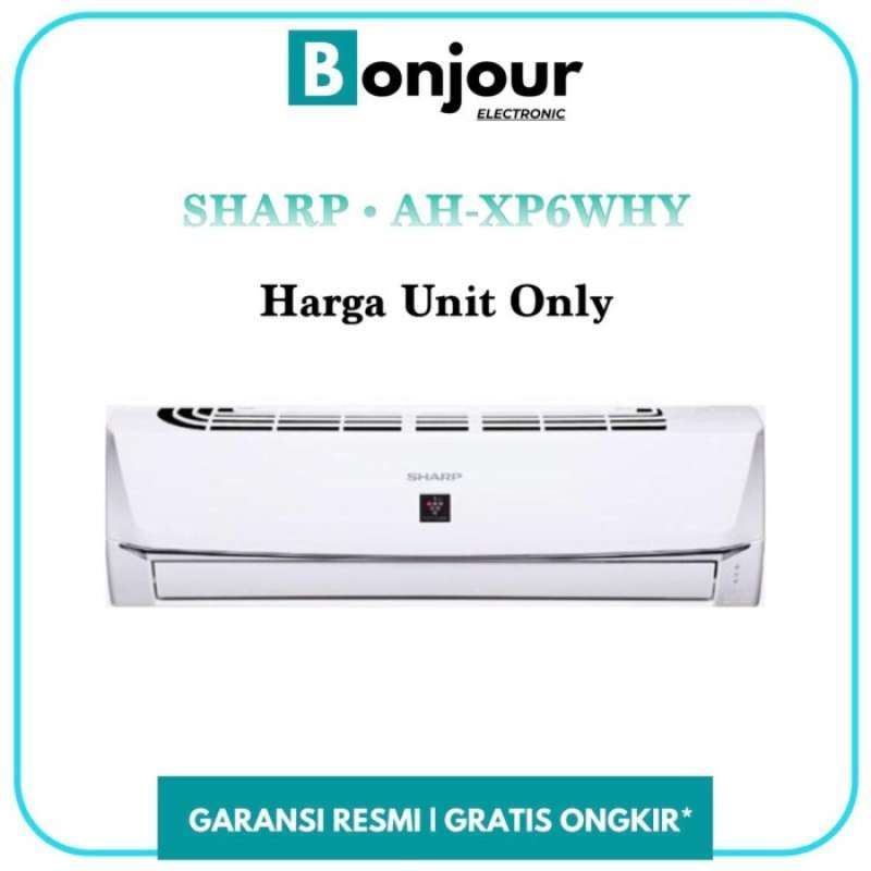 Promo SHARP AH-XP6WHY AC Sharp AHXP6WHY SHARP AC PLASMA INVERTER 0.5 PK ...