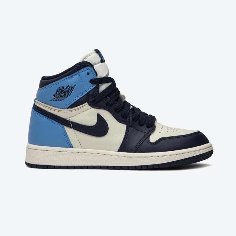 Jual Nike Air Jordan 1 High Obsidian Unc Gs (100% Authentic) Di Seller ...