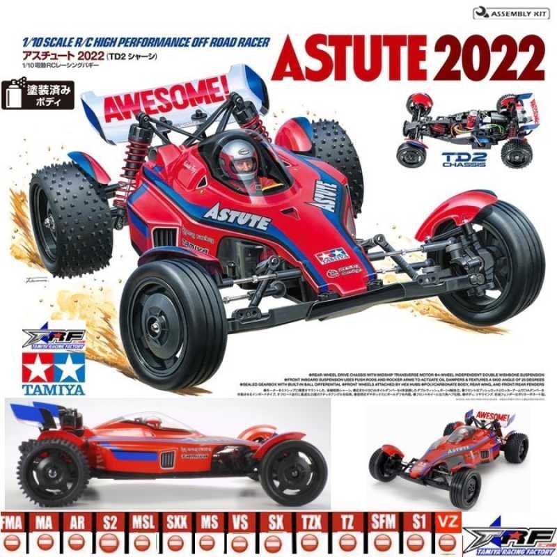 Promo Tamiya 47482 1/10 R/C Off Road Astute 2022 (Painted Body) (Td2 ...