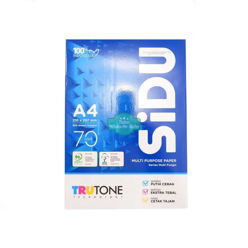 Jual Hvs Sinar Dunia A4 70 Gram Putih Polos 210x297mm - 1 Rim Isi 500 ...