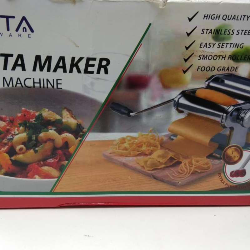 Jual Pasta Maker Asta Alat Membuat Pasta Mie Lengkap dengan Alat ...