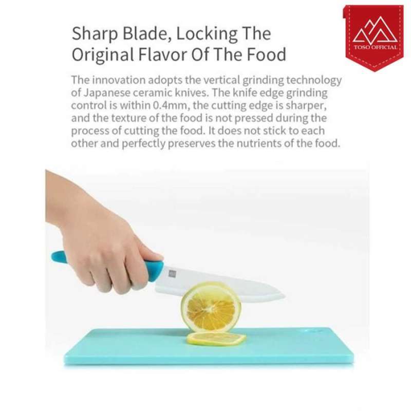 Promo Huohou Set Pisau Dapur Kitchen Knife 4in1 With Talenan Chopping ...
