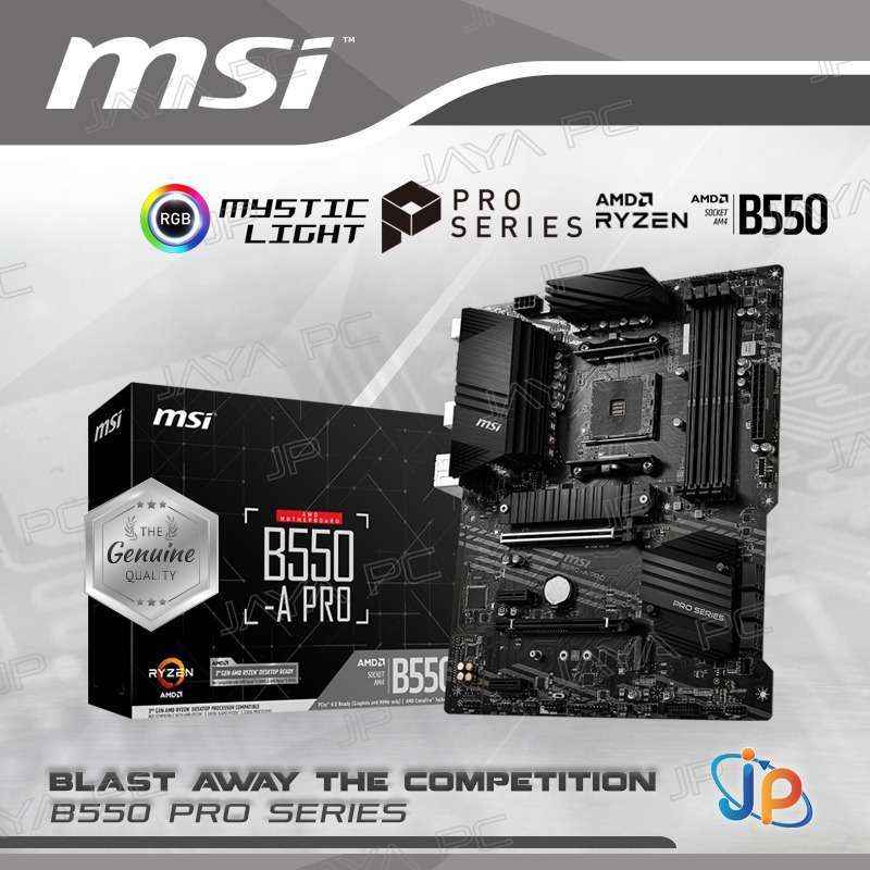 Jual Motherboard B550 Msi A Pro Original Murah - Harga Diskon April 2024 | Blibli