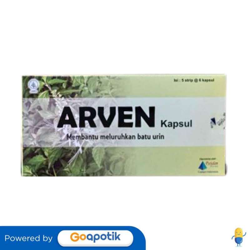Jual ARVEN BOX 30 KAPSUL di Seller Apotek Sehat Kota Batu - Ngaglik ...