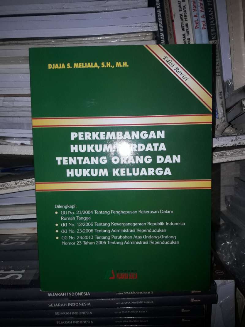 Promo Perkembangan Hukum Perdata Tentang Orang Dan Hukum Keluarga Edisi ...