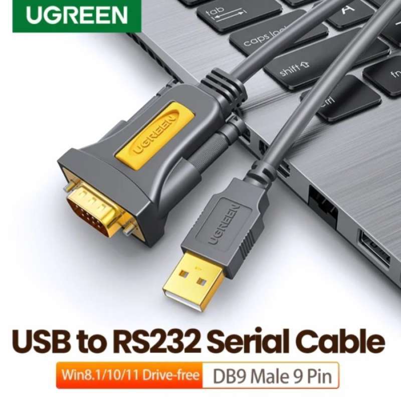 Promo UGREEN Kabel USB to Serial RS232 DB9 Male 1,5Meter Diskon 33% di ...