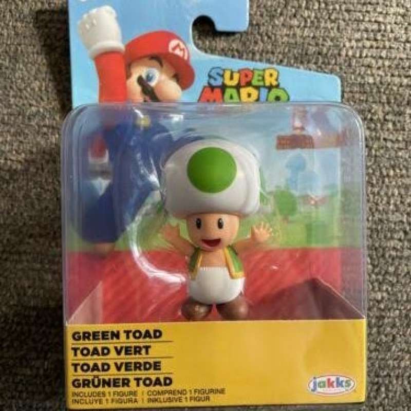 Promo Jakks Super Mario Green Toad Diskon 23% Di Seller Venomancer ...