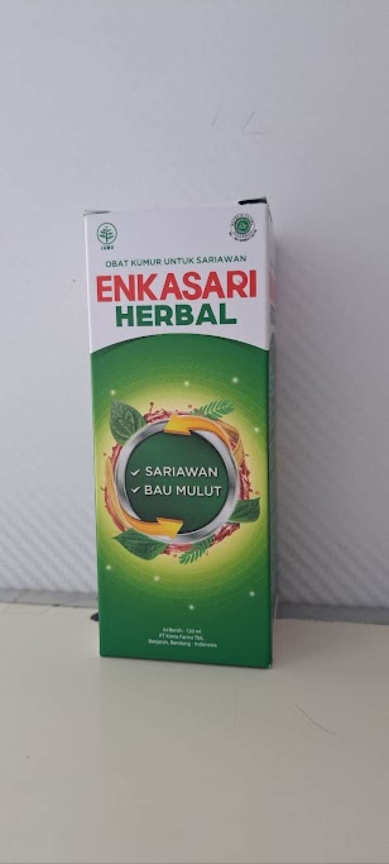 Jual Enkasari Herbal 120 Ml Obat Kumur Sariawan Panas Dalam Bau Mulut ...