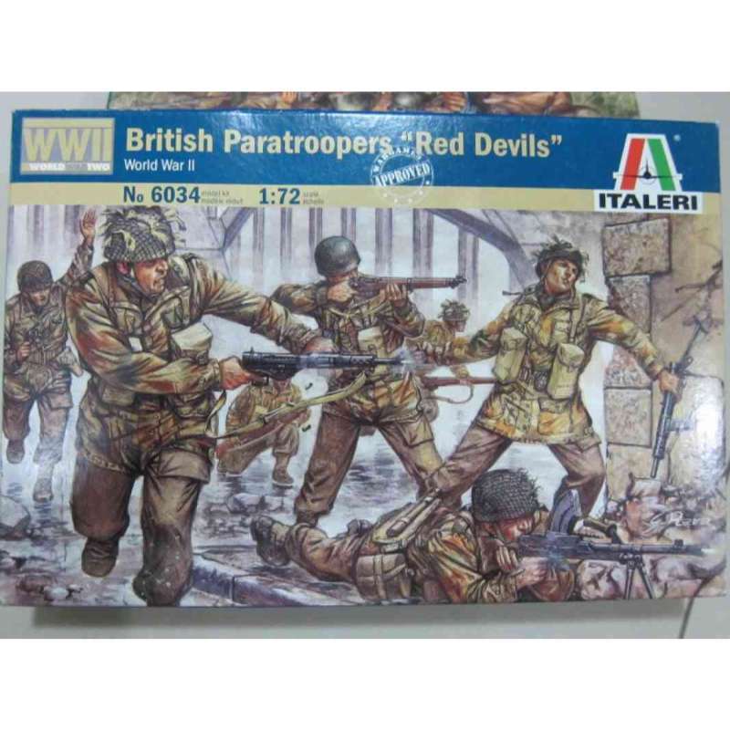 Promo Figure 1:72 British 1st Airborne Paratroopers Red Devils 50 ...