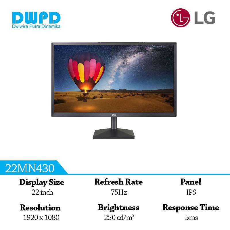 Jual LG Monitor 22inch 22MN430M IPS Full HD 21,5'' - Radeon FreeSync ...