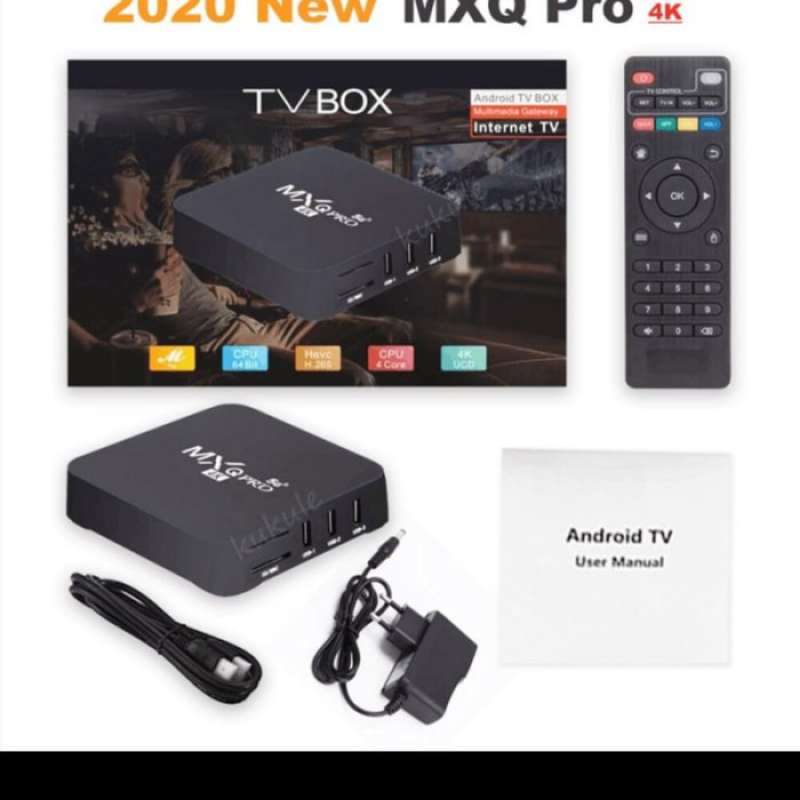 Promo Android Tv Box Mxq-Pro 4K Smart Tvbox Android Garansi Media ...