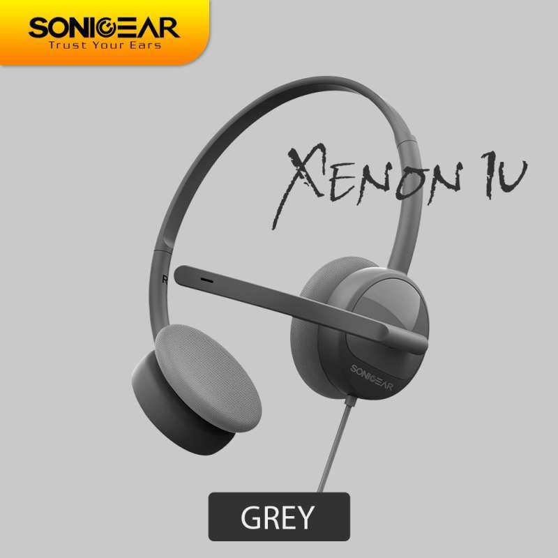 Promo Headset Microphone Sonicgear Xenon 1u Headphone Office Sekolah ...