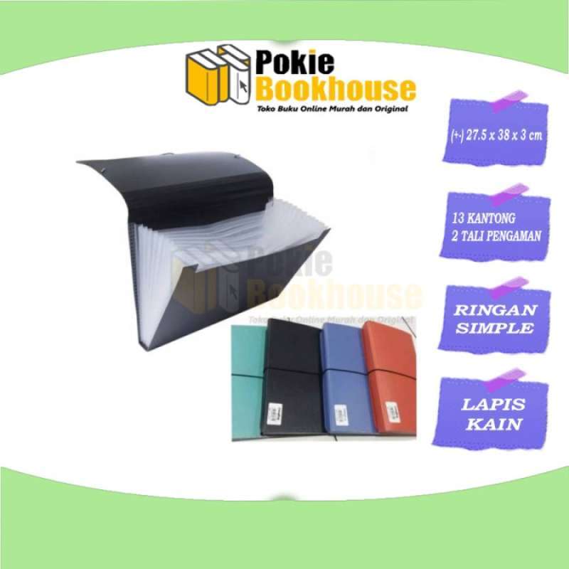 Jual Dompet Map Expanding File Plastik Tali Dokumen Nota Giro Folio ...